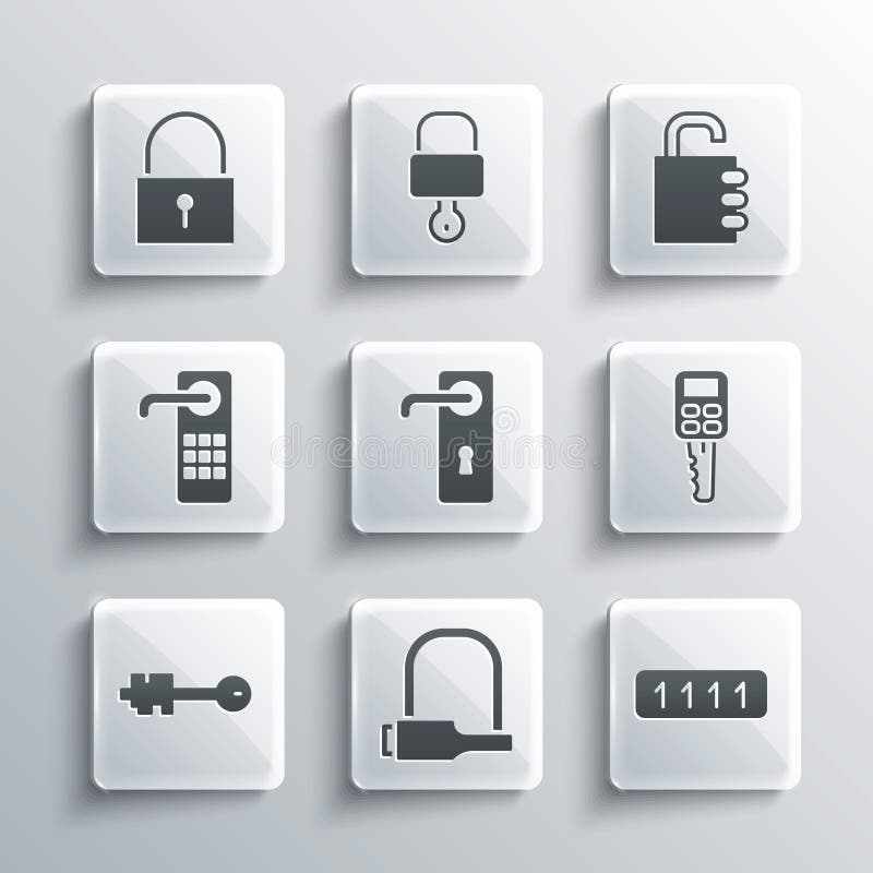 Glass Smart Safe Combination Lock Icon Stock Illustrations – 5 Glass ...