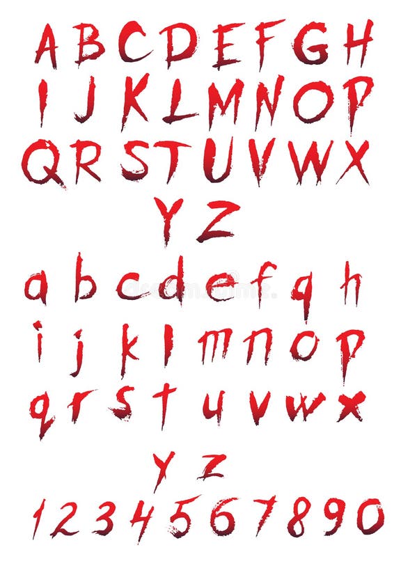 Big Small Letters Alphabet Stock Illustrations – 522 Big Small Letters ...