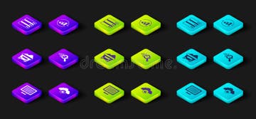 Set Binary Code, Cloud Computing Lock, Coal Mine Trolley, Search Data Analysis, Pie Chart ...