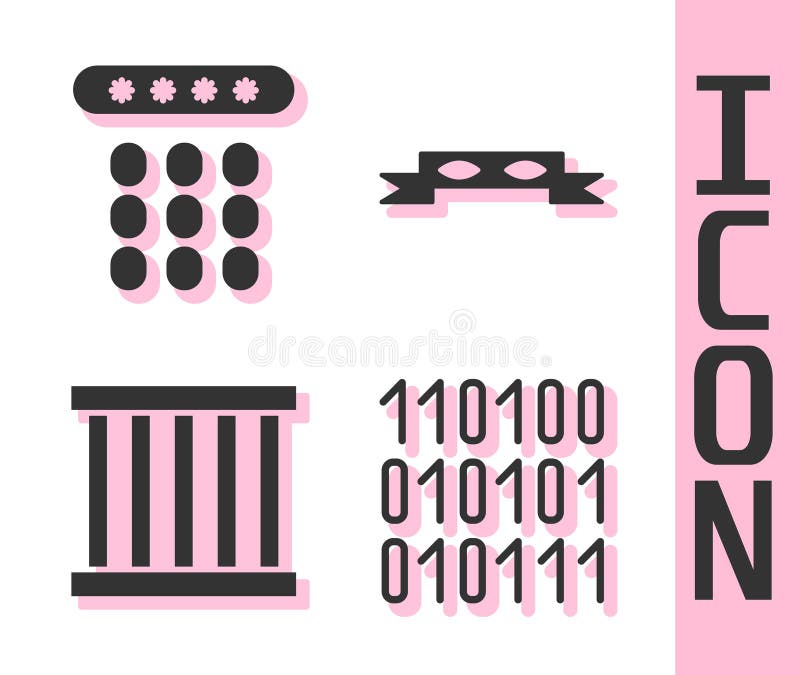 Set Binary Code, Password Protection, Prison Window and Thief Eye Mask ... Set Binary Code, Password Protection, Prison Window and Thief Eye Mask ...