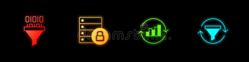Set Binary Code, Server Security with Padlock, Pie Chart Infographic ... Set Binary Code, Server Security with Padlock, Pie Chart Infographic ...