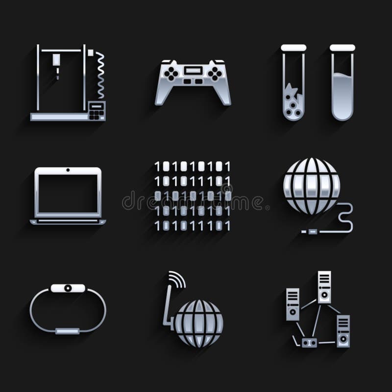 Set Binary Code, Social Network, Computer, Smartwatch, Laptop, Test ... Set Binary Code, Social Network, Computer, Smartwatch, Laptop, Test ...