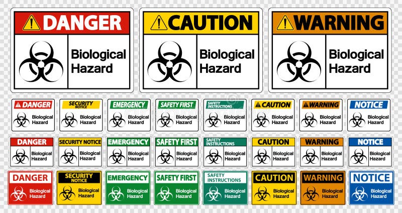 Biological Hazard Symbol of Dangerous Toxic Clipart Stock Vector ...