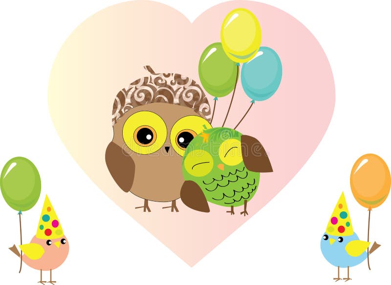 Set of bird Love stock illustration. Illustration of bird - 49217711