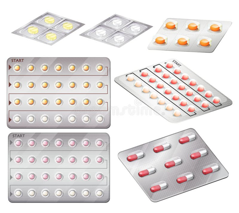 Birth Control Pills Stock Illustrations – 663 Birth Control Pills Stock ...