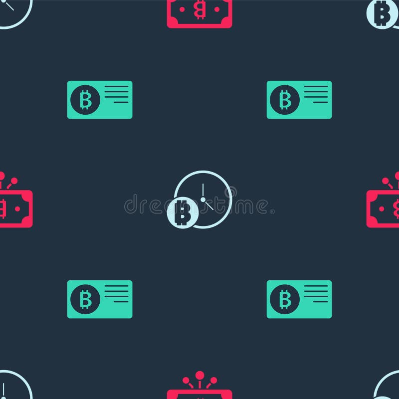 Set Bitcoin with Circuit, Clock and Credit Card Bitcoin on Seamless ...