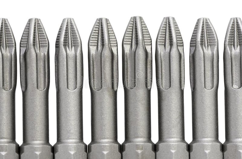 Set of Bits for the Screws. Selection of Replaceable Shapes and Bits ...