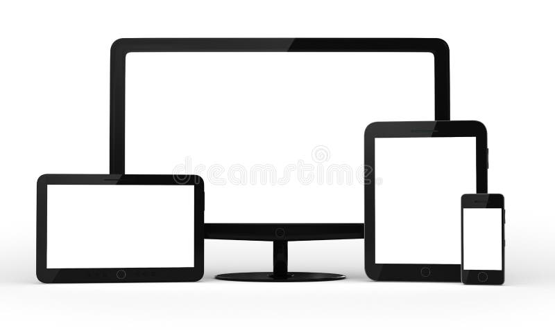 Abstract tablet PC stock illustration. Illustration of computing - 27046298