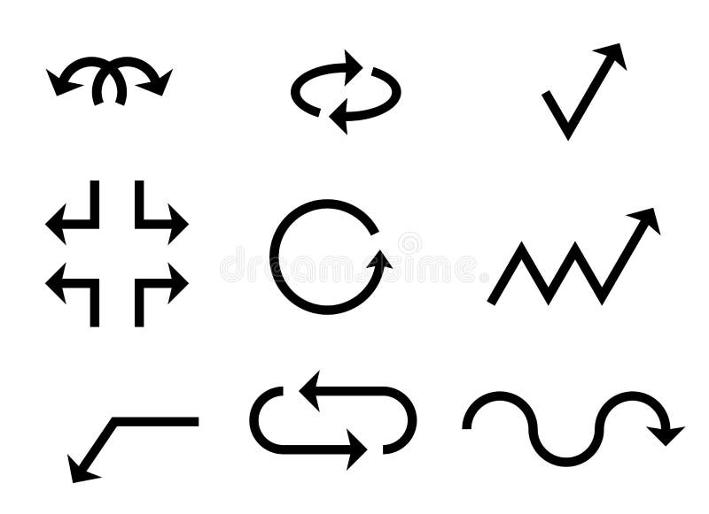 Arrows Loops Stock Illustrations – 60 Arrows Loops Stock Illustrations ...