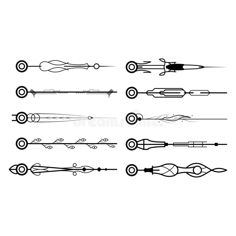 Arrows Simple Line Collection Stock Illustrations – 14,836 Arrows ...