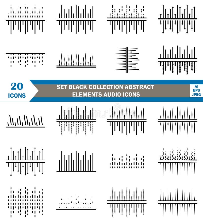 Music Audio Waves Stock Illustrations – 19,515 Music Audio Waves Stock ...