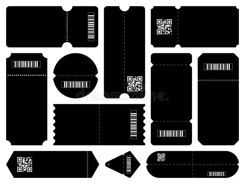 Ticket Templates. Blank Admit One Festival Concert Theater Raffle ...