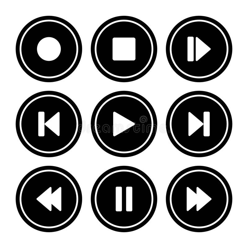 Play Pause Stock Illustrations – 18,328 Play Pause Stock Illustrations ...