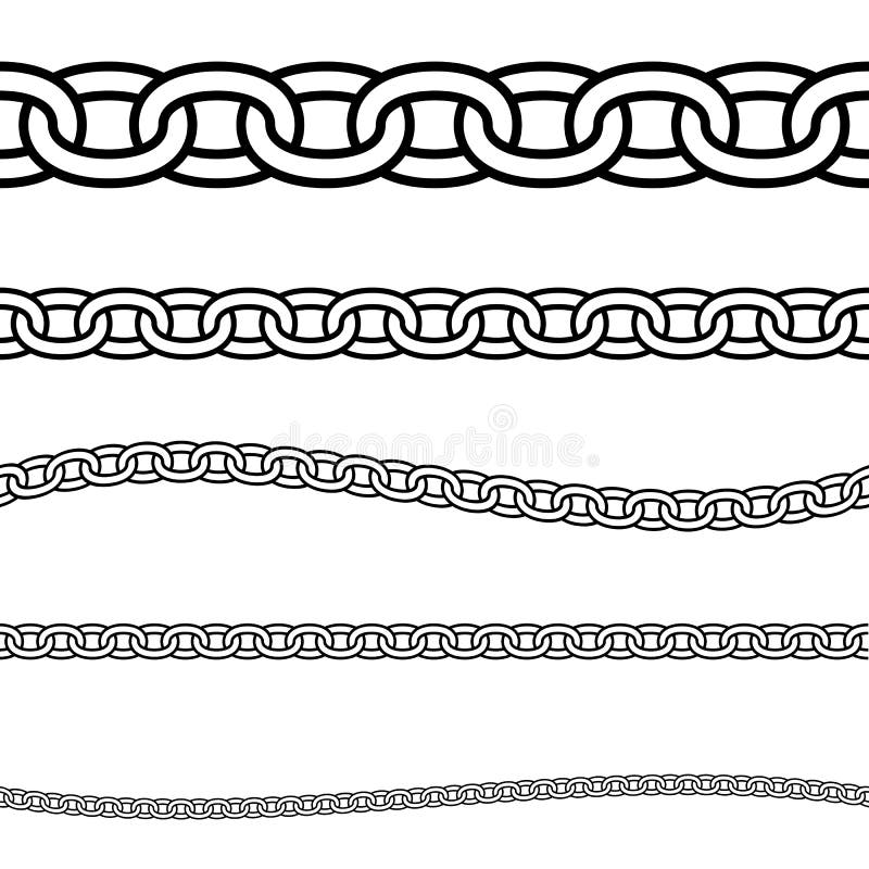 Chain Outline Stock Illustrations – 38,249 Chain Outline Stock ...