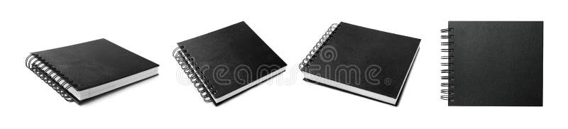 Set of Black Notebooks on Background. Banner Design Stock Image - Image ... Set of Black Notebooks on Background. Banner Design Stock Image - Image ...