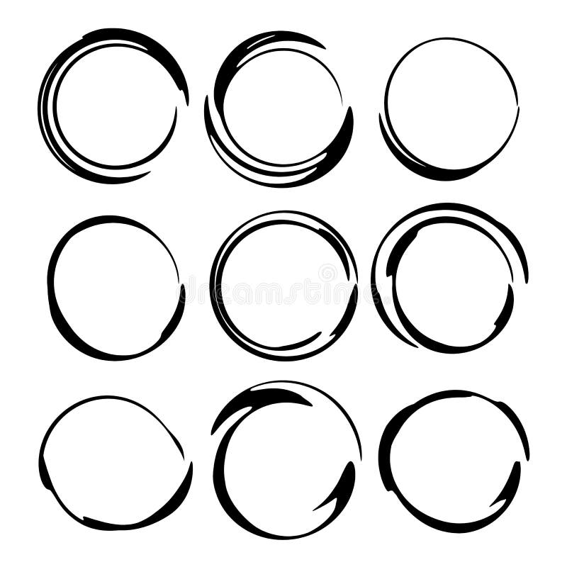 Set of Black Empy Grunge Frames. Vector Illustration. Stock Vector ... Set of Black Empy Grunge Frames. Vector Illustration. Stock Vector ...