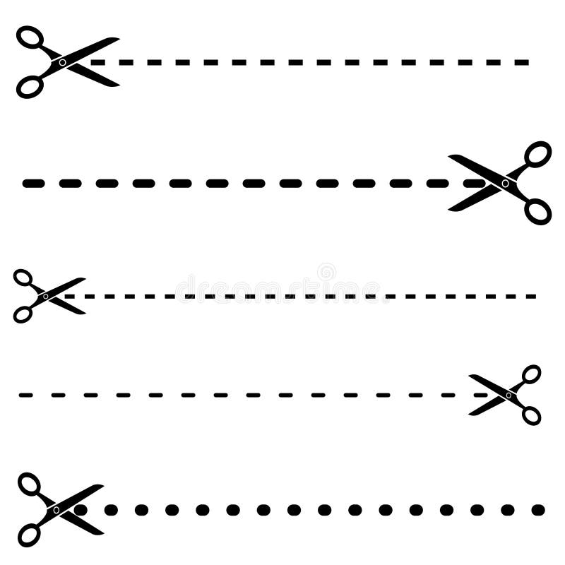 Snip Lines Stock Illustrations – 368 Snip Lines Stock Illustrations ...