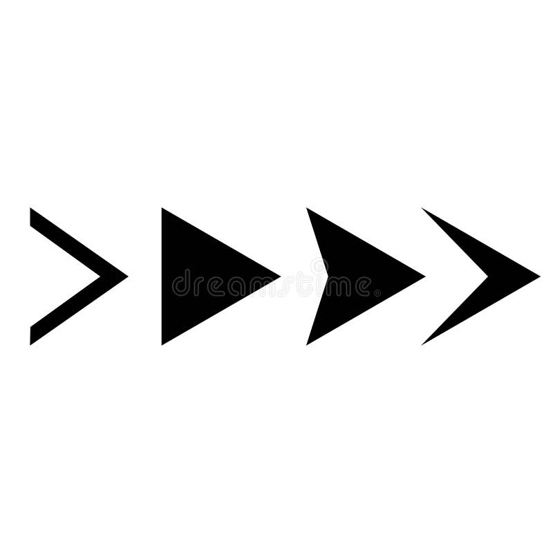 Set of Black Vector Arrows. Arrow Vector Icon. Arrow Icon. Arrow ...