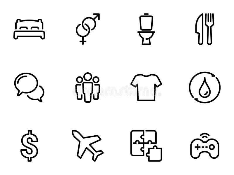 Human Needs Icons Stock Illustrations – 198 Human Needs Icons Stock ...
