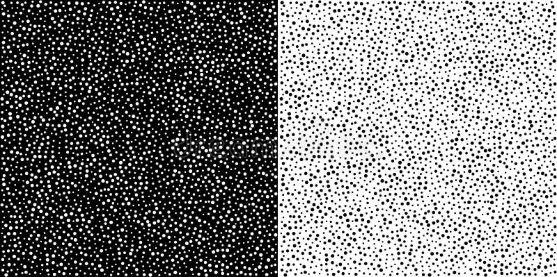 Black Dots Seamless Pattern for Textile Cloth Industry Stock Vector ...