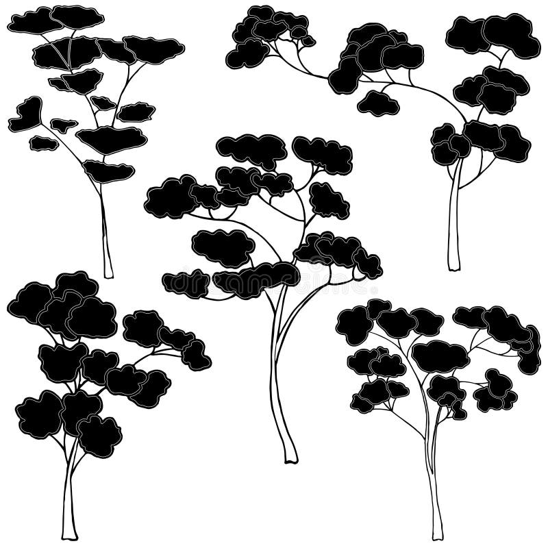 Curved Trees Stock Illustrations – 415 Curved Trees Stock Illustrations ...