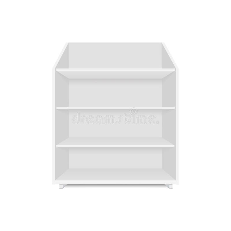 Rounded Floor Display Rack for Supermarket Empty with Shelves. 3D ...