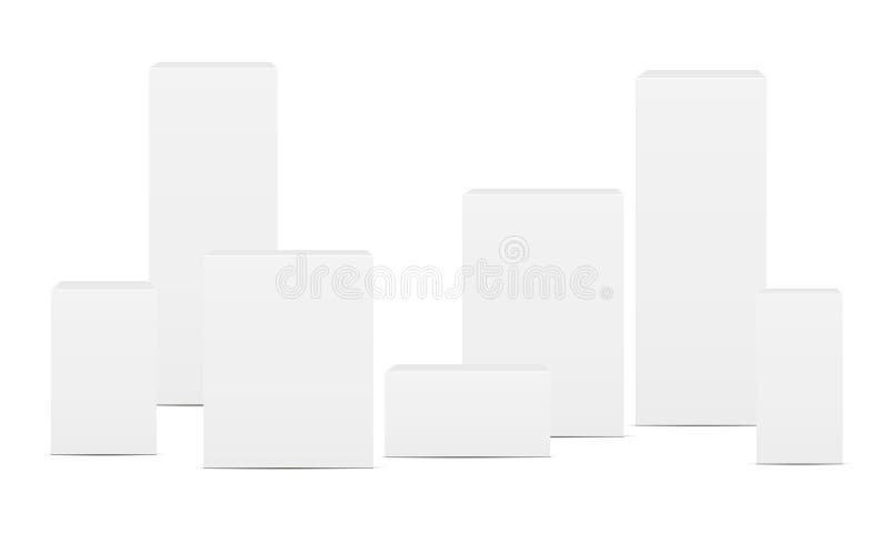 Blank rectangular boxes stock vector. Illustration of empty - 109830848