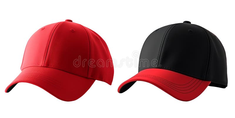 Baseball cap mockup stock illustration. Illustration of advertise ...
