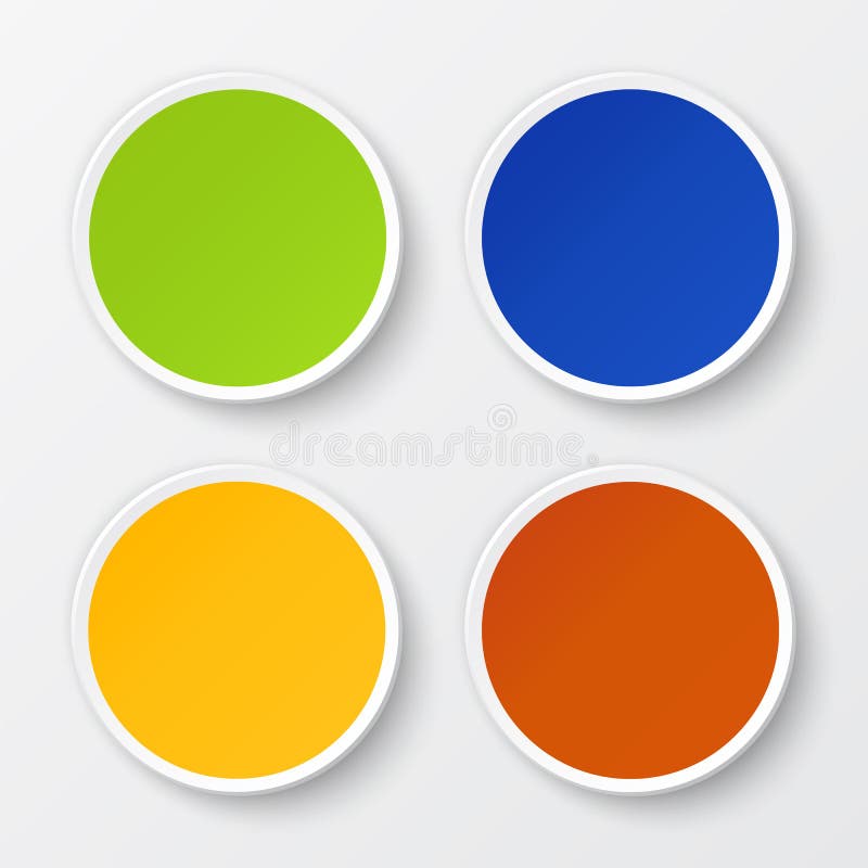 Set of blank stickers stock vector. Illustration of price - 41419726