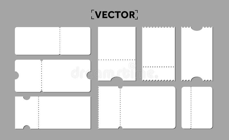 Ticket Shapes Stock Illustrations – 1,701 Ticket Shapes Stock ...