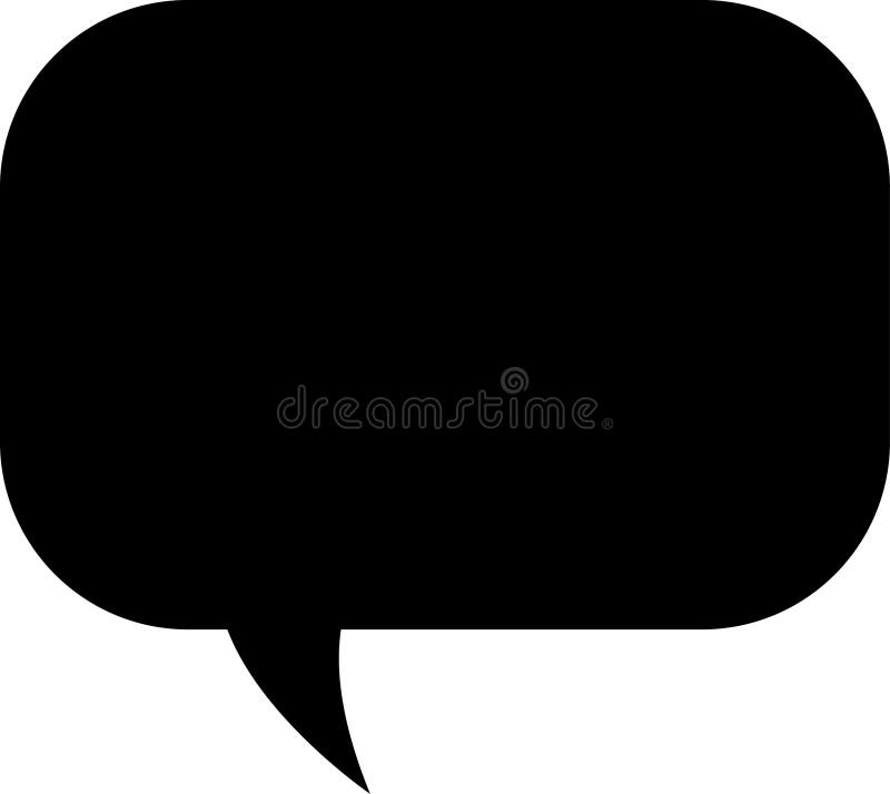 Blank Empty White Speech Bubbles. Blank Speech Circle Bubble Chat ...