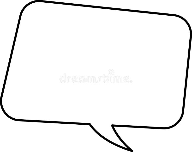 Set of Blank White Speech Bubble in Flat Design, Chatting Box, Message ...
