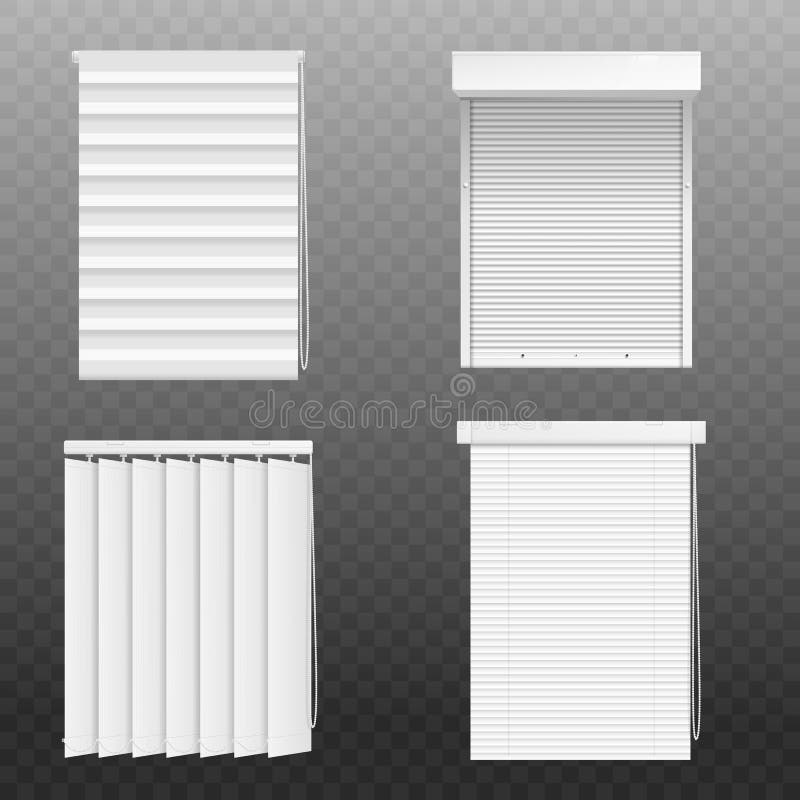Window Blinds Mockup Template Stock Illustrations – 494 Window Blinds ...