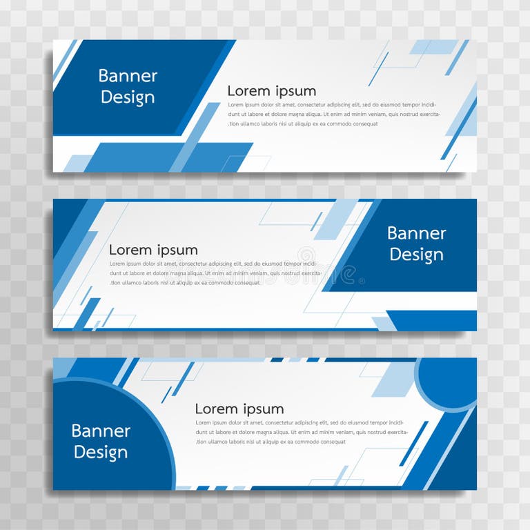 Blue Banner Templates Stock Illustrations – 38,895 Blue Banner ...
