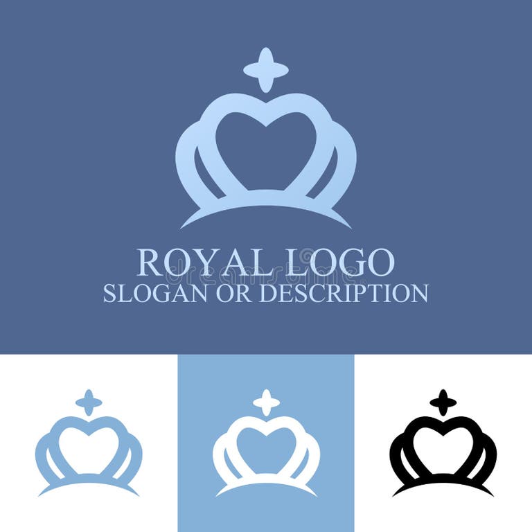 Set of Blue Blazon - Vector Illustration Stock Vector - Illustration of ...