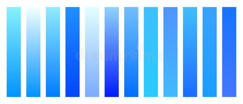 Set of Blue Color Shade Palette Backdrop for Presentation Stock Vector ...