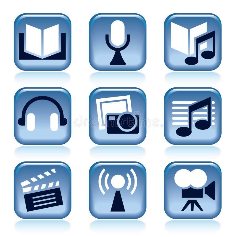 Vector gadgets icons set stock vector. Illustration of reader - 34988684