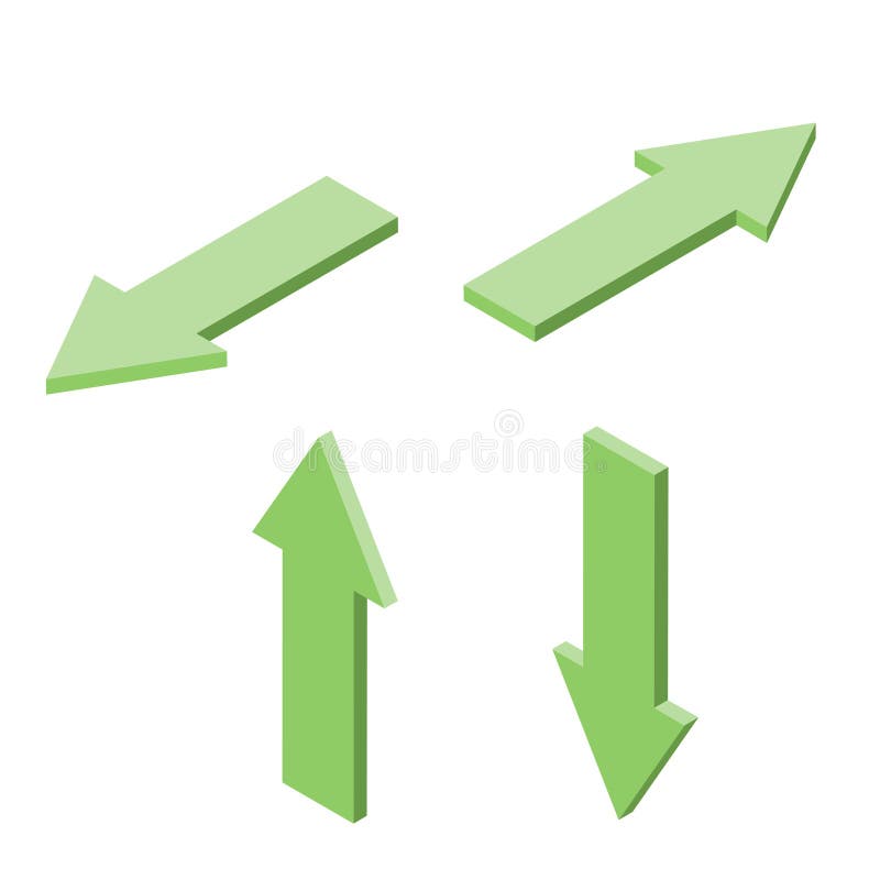 Arrow Sign Vector Isometric Stock Illustrations – 18,970 Arrow Sign ...