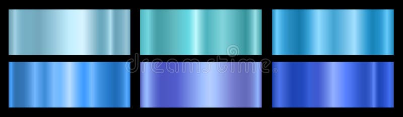 Metallic Blue Gradients Stock Illustrations – 900 Metallic Blue ...