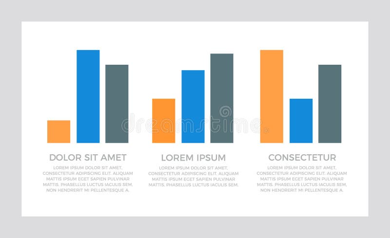 Set of Blue and Orange, Black Elements for Infographic Presentation ...