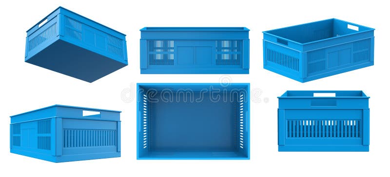 Plastic Crates Stock Illustrations – 146 Plastic Crates Stock ...