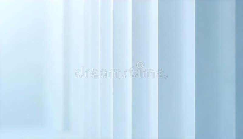 Abstract Blue Vertical Blinds with Soft Light and Shadows Stock ...
