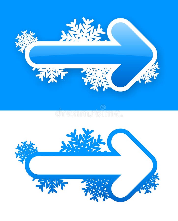 Winter_arrow stock vector. Illustration of sign, pattern - 7283949