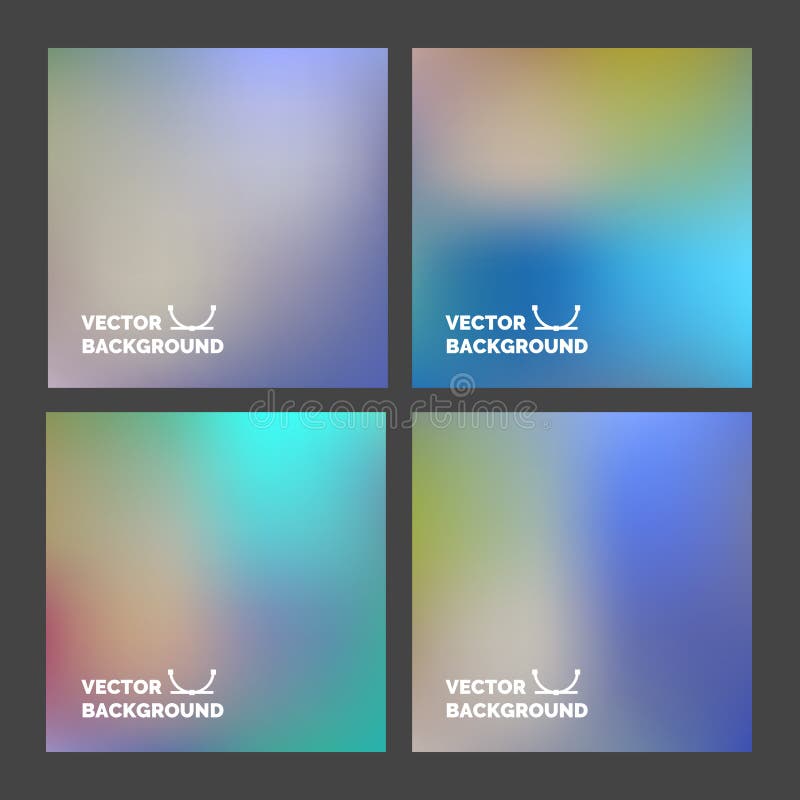 Set. Blurred backgrounds stock vector. Illustration of photograph ...