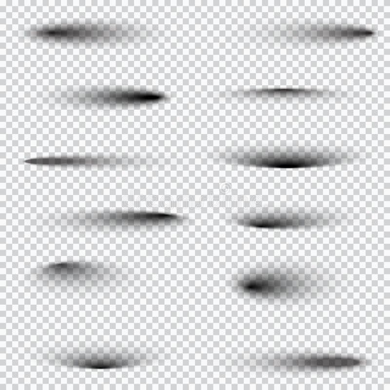 Set of Blurred Shadows Templates. Stock Vector - Illustration of ...