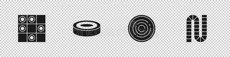 Set Board Game of Checkers, Checker Chips, and Icon. Vector Stock ...