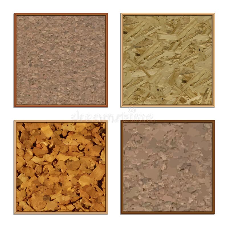 Set Boards of Cork, Illustration. Stock Vector - Illustration of ...