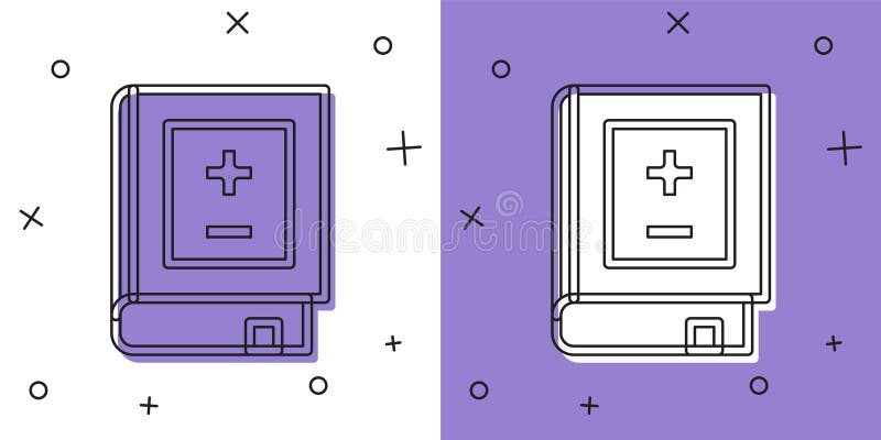 Purple Math Multiplication Square Stock Vector - Illustration of ...