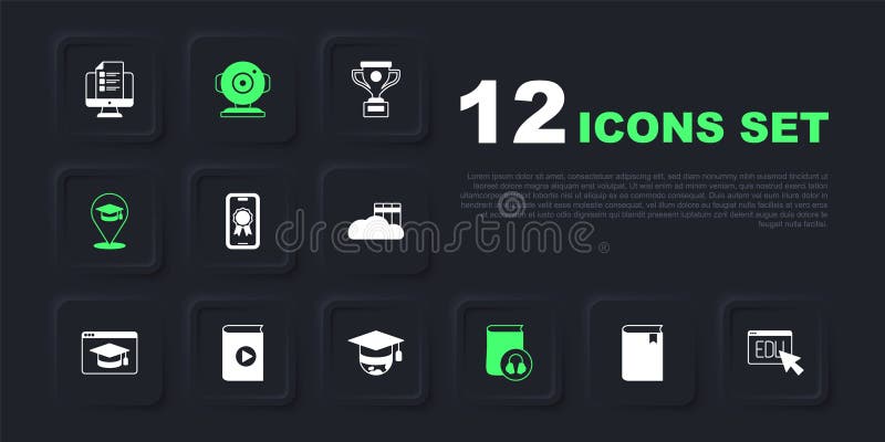 Set Book, Online Education, with Diploma, Audio Book, Web Camera and ...