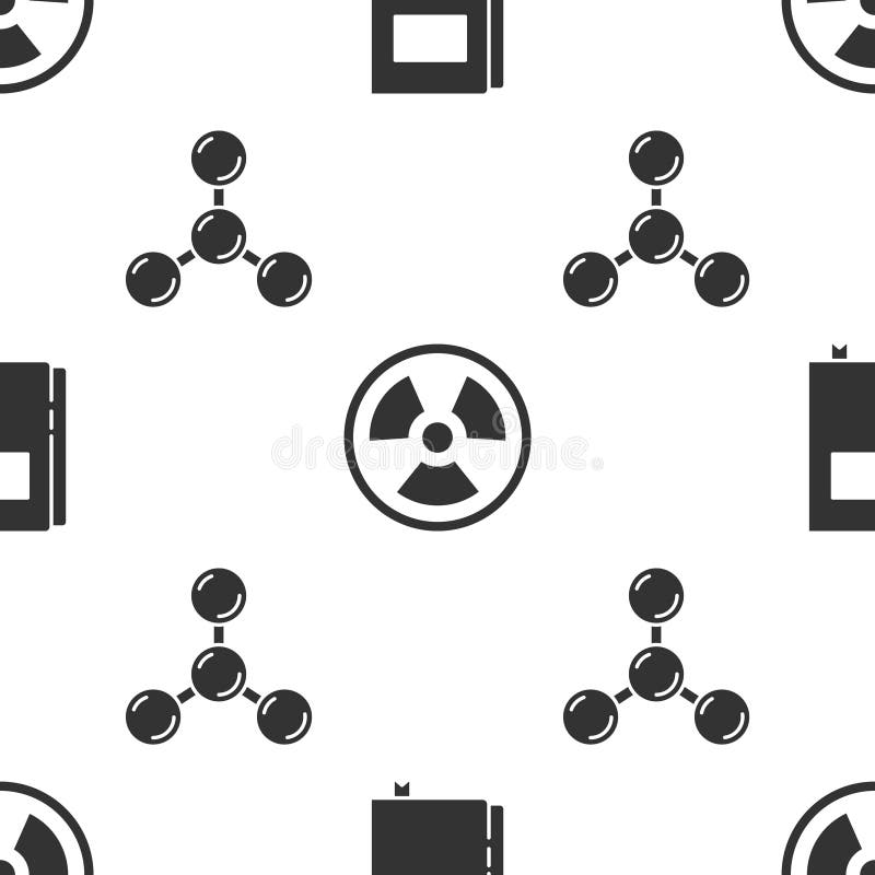 Molecule Seamless Pattern Background Icon Stock Vector - Illustration ...